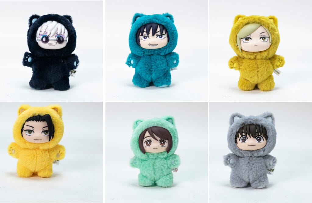 JUJUTSU KAISEN KITTEN PARTY VINYL PLUSH SET CON 6 ...